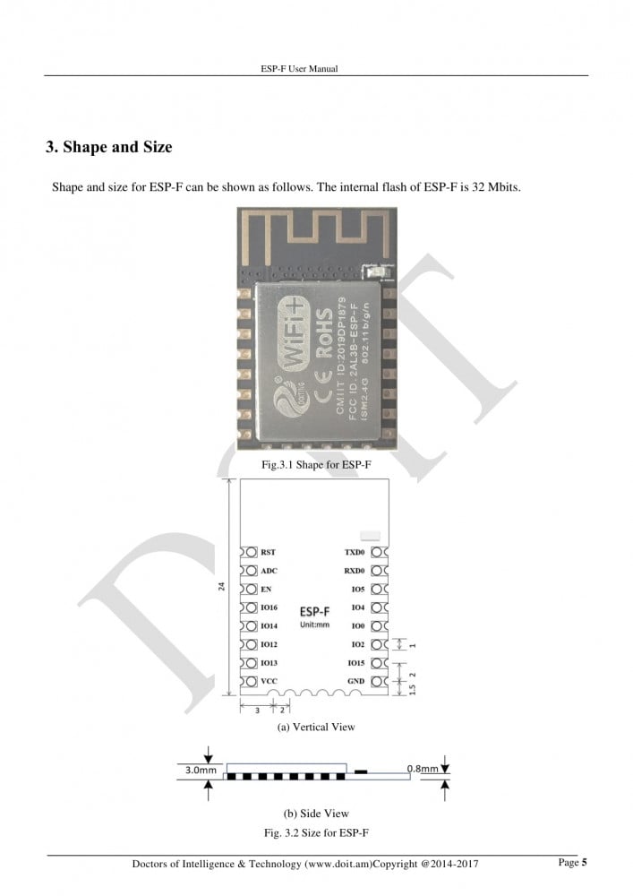 ESP-F datasheet page 8