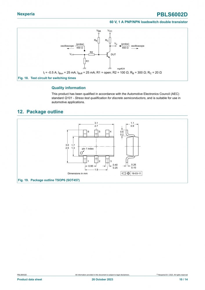 PBLS6002D datasheet page 10