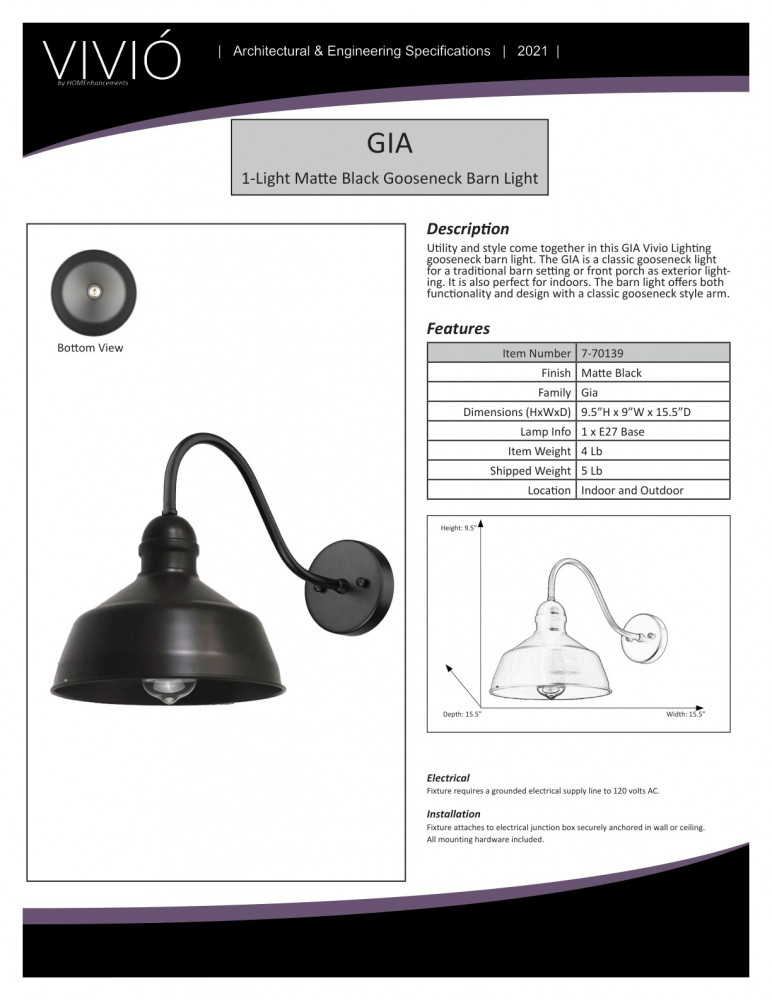 Technical product visual for LEA NETWORKS model 7-70139