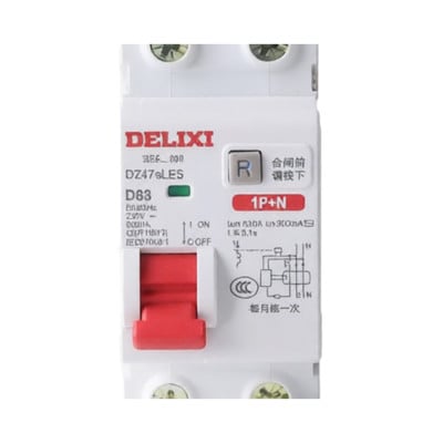 Delixi Electric DZ47SLES1D63R100 Miniature Residual Current Circuit Breaker