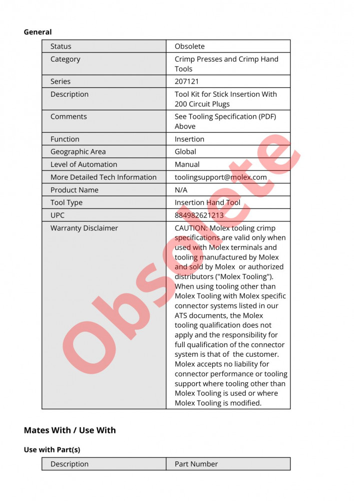 Tooling document preview, page 2