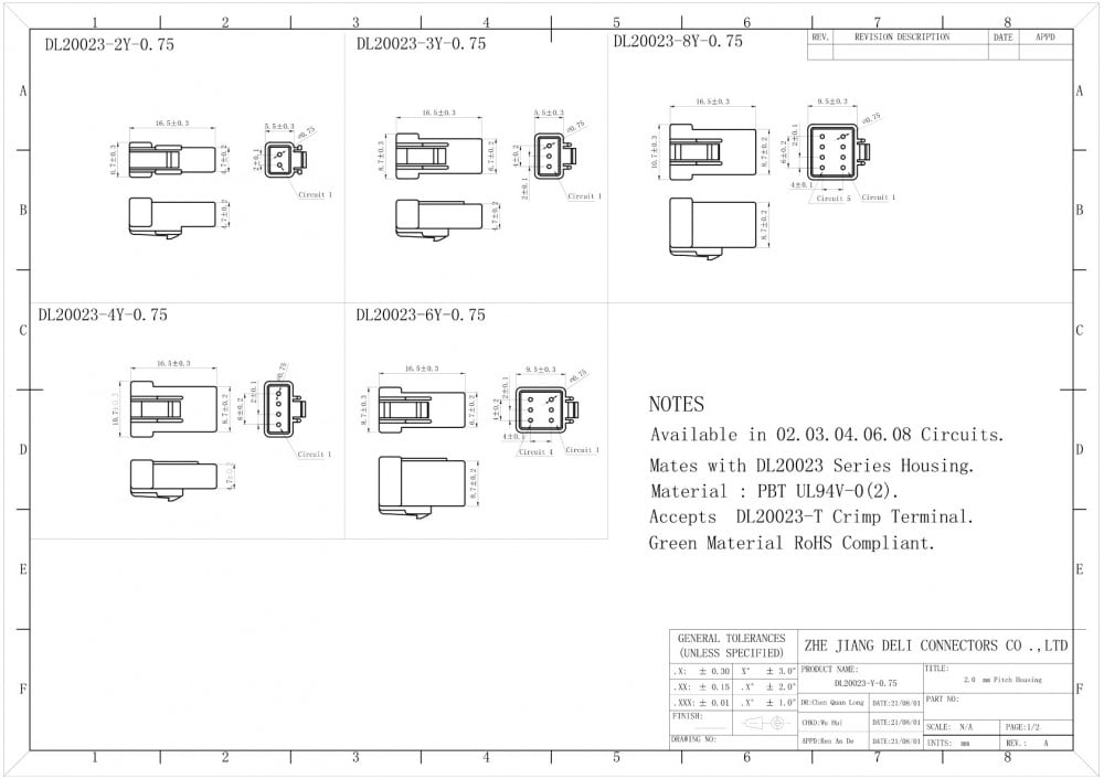 DL20023 technical drawing page 10