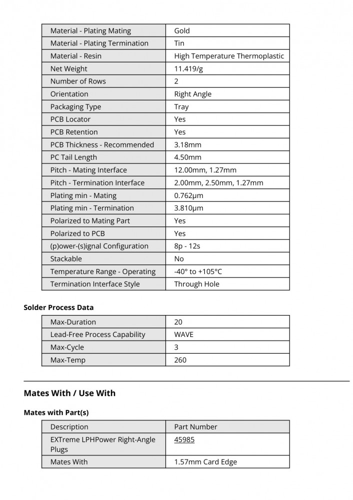 MOLEX 459848311 technical document image 3