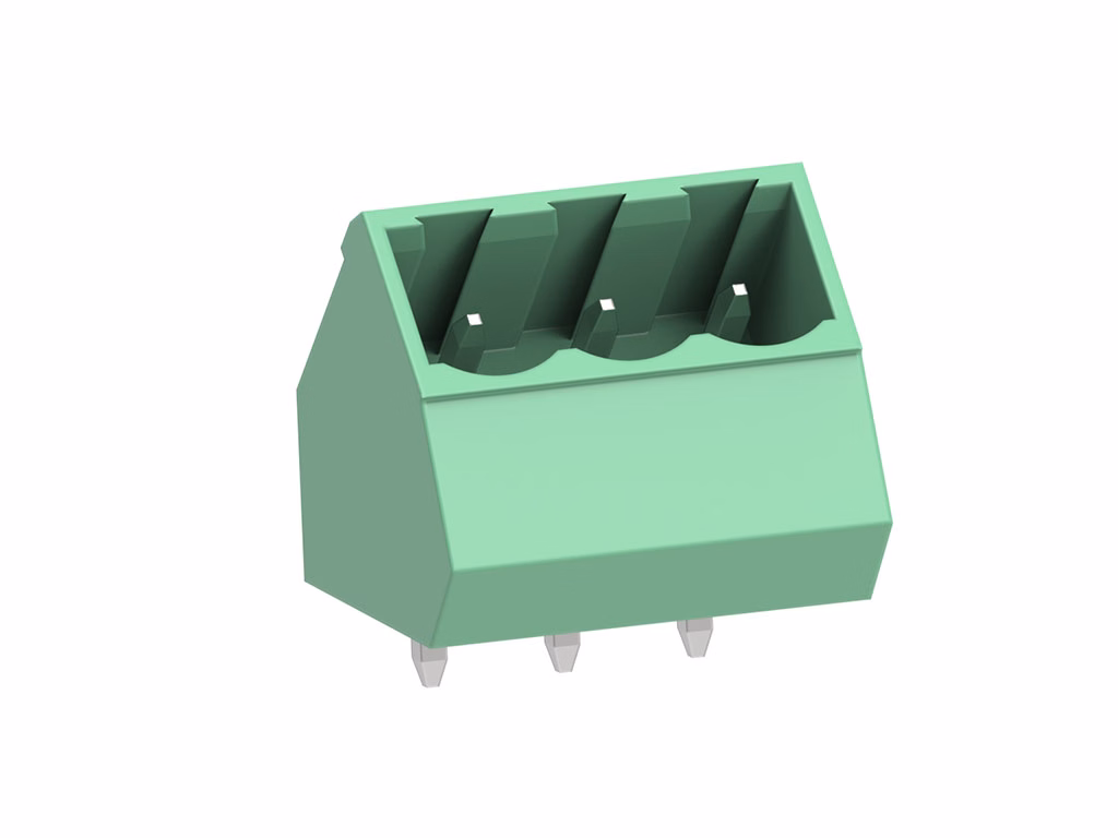 7.50mm Beau Eurostyle Vertical PCB Header, Closed Ends, 3 Circuits