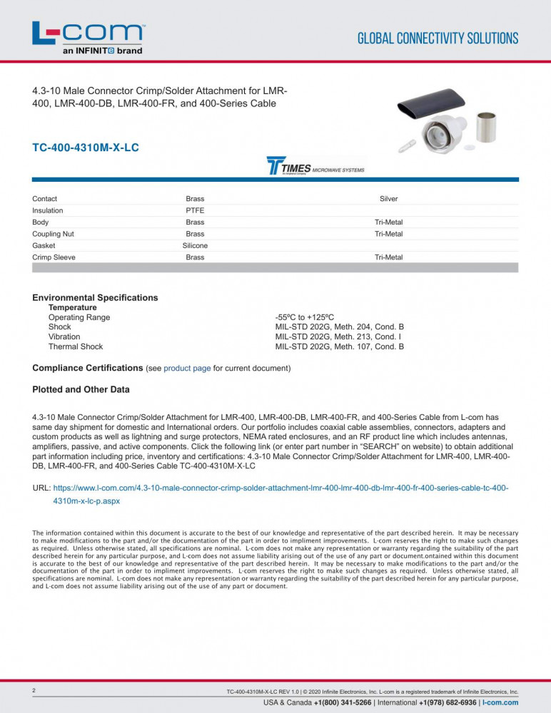 TC-400-4310M-X-LC datasheet page 2