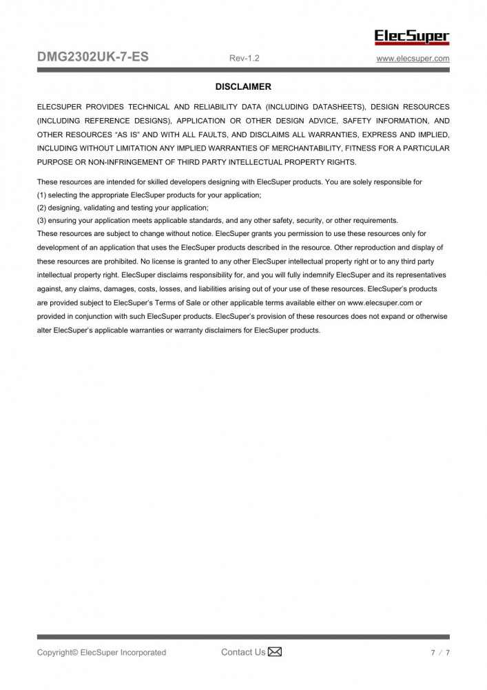 DMG2302UK-7-ES datasheet page 7