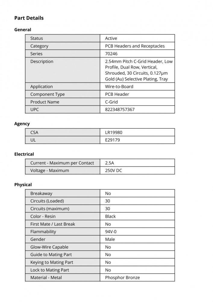 MOLEX 702463004 technical document image 2