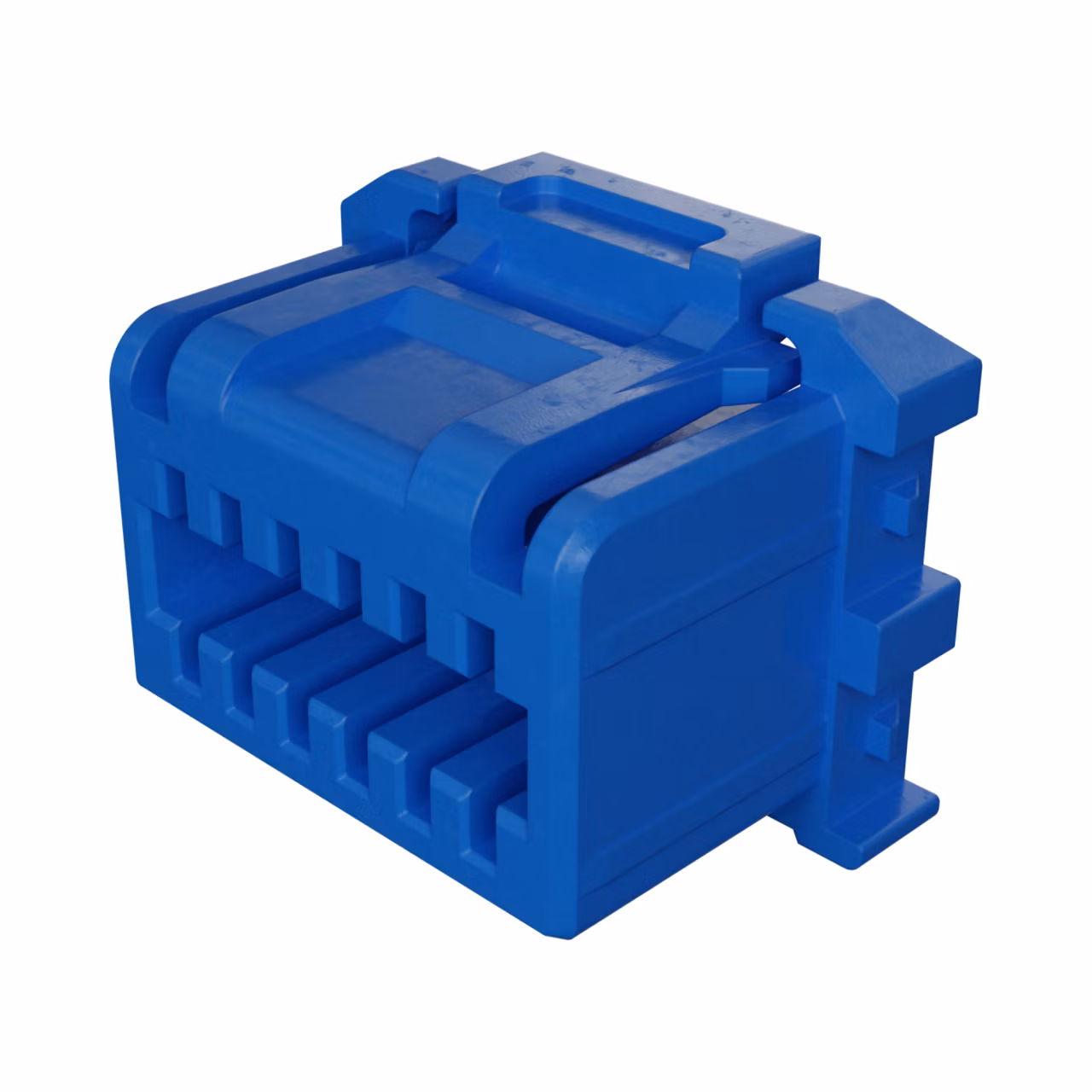 Micro-Lock Plus TPA Type Receptacle Housing, 1.25mm Pitch, Dual Row, Positive Lock, 12 Circuits, Blue for sale