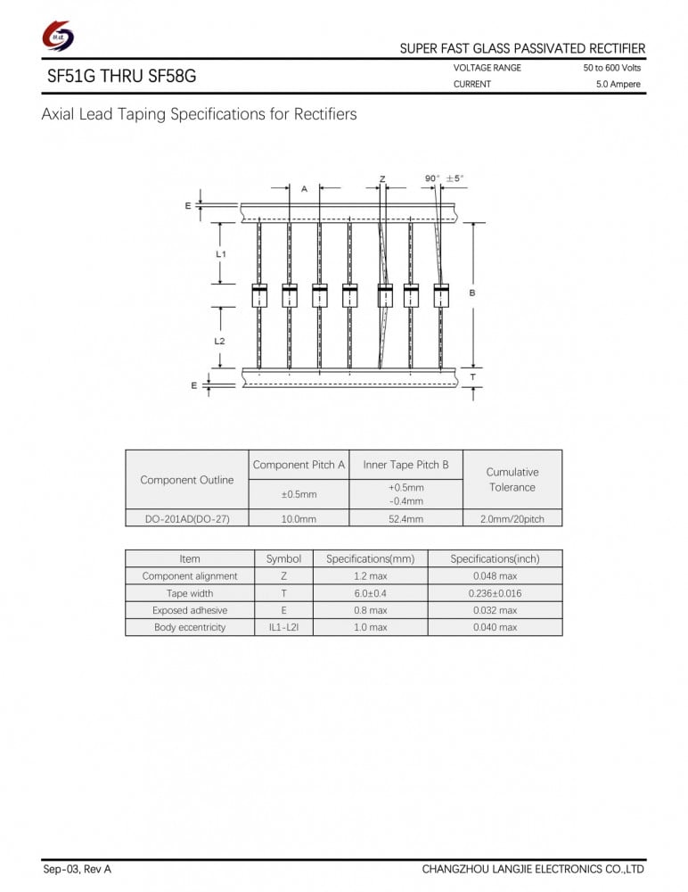 SF56G datasheet page 3