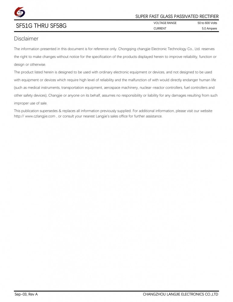 SF56G datasheet page 5