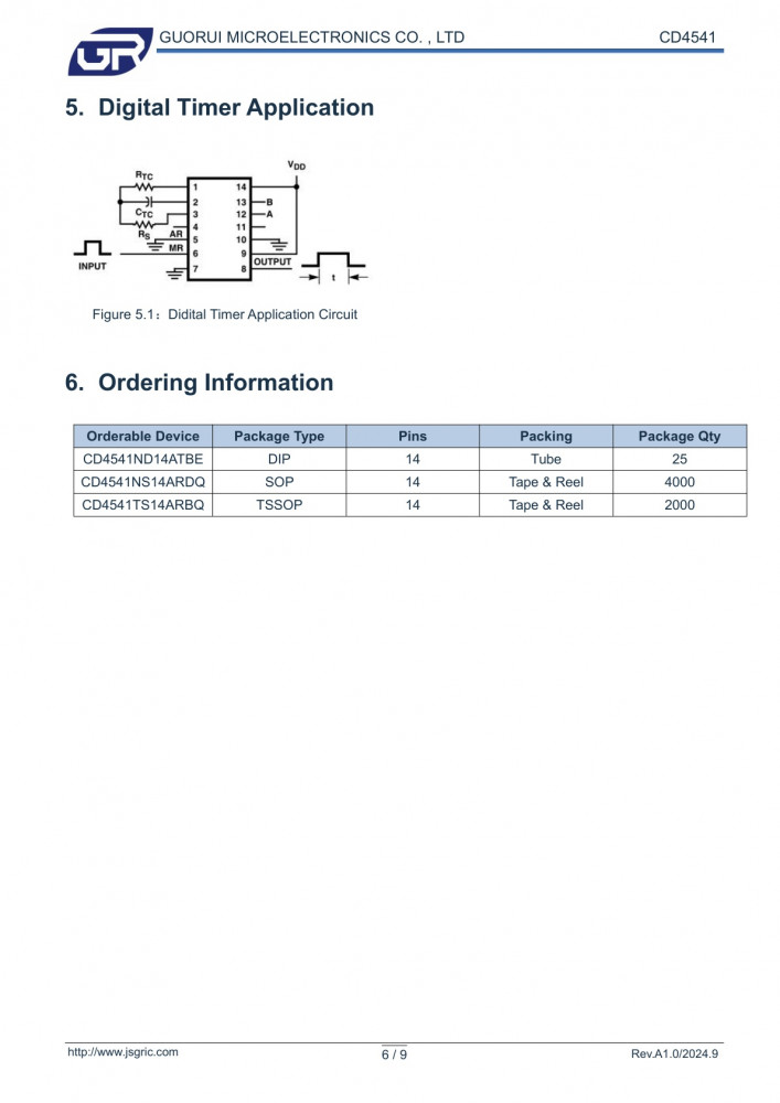 CD4541 datasheet page 6