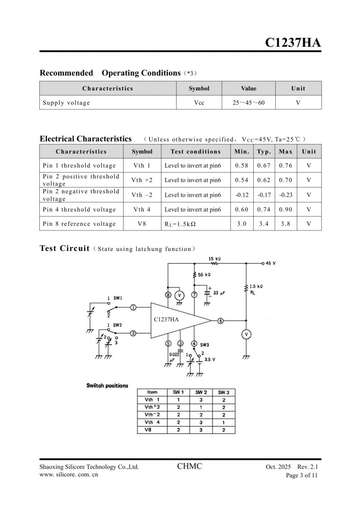 C1237HA datasheet page 3