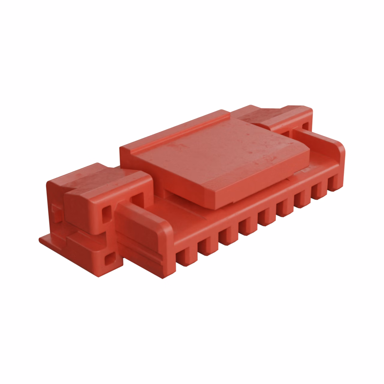 Micro-Lock Plus TPA Type Receptacle Housing, 1.25mm Pitch, Single Row, Positive Lock, 9 Circuits, Red for sale