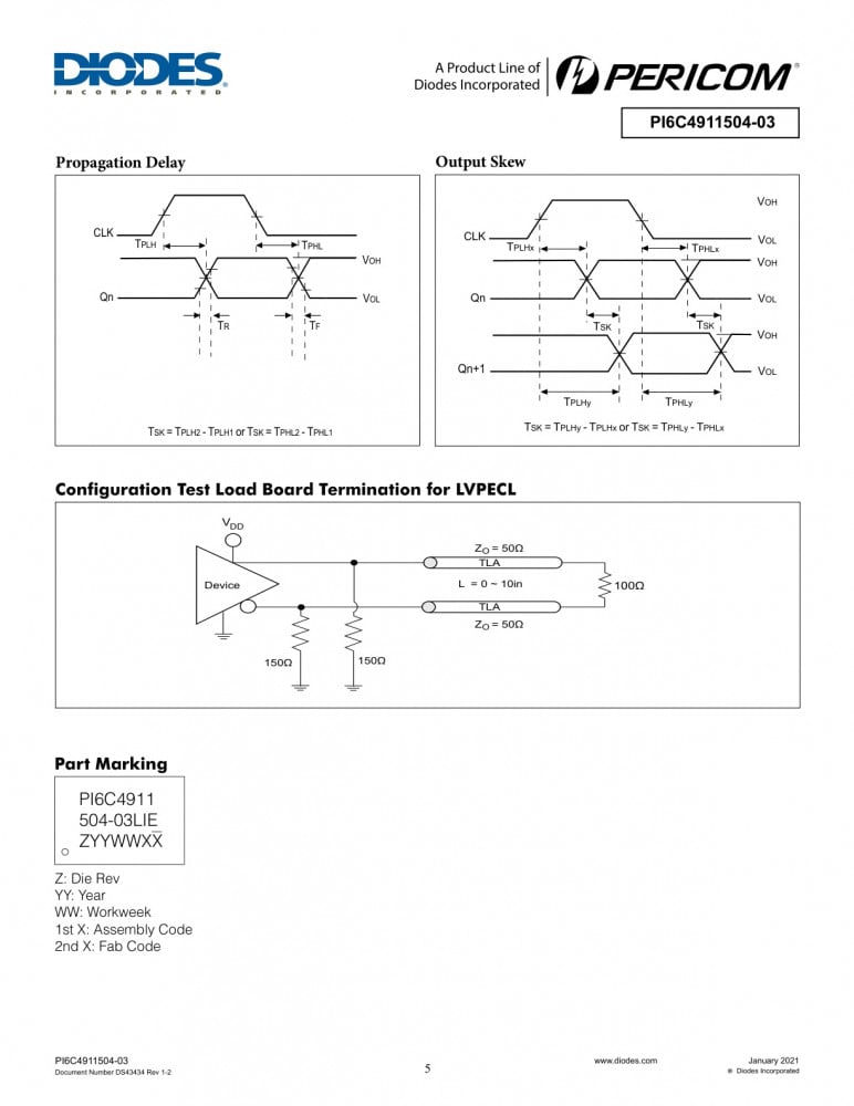 PI6C4911504-03LIEX datasheet page 5