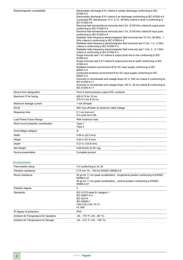 SSD1A320BDRC3 document page 2