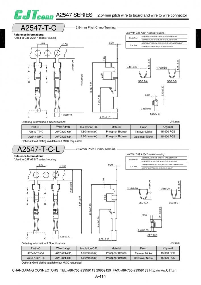 CJT A2547 technical document page 4