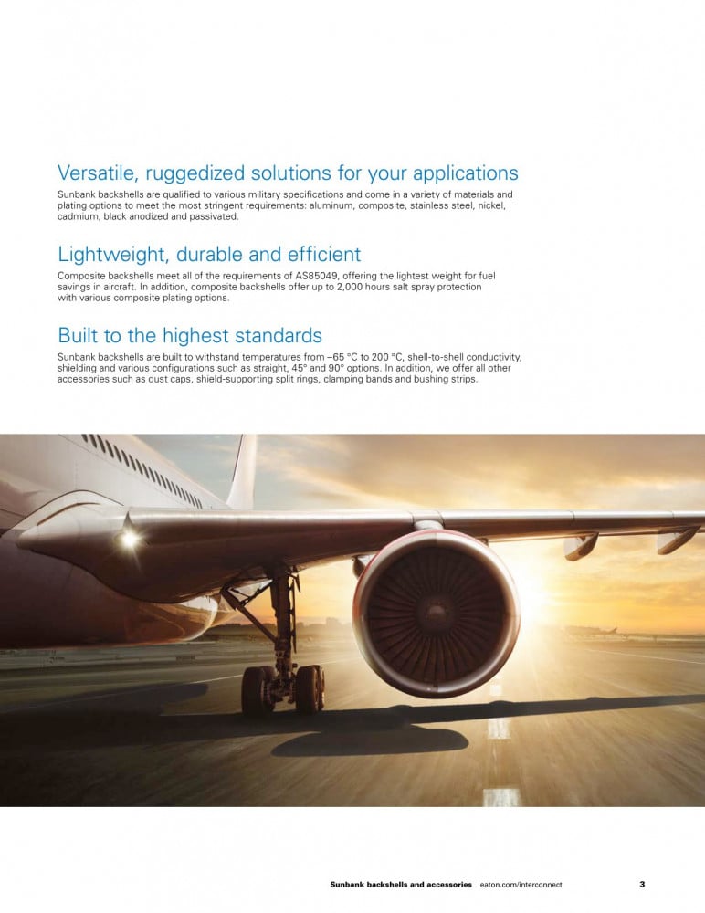 EATON Sunbank backshell catalog page 3