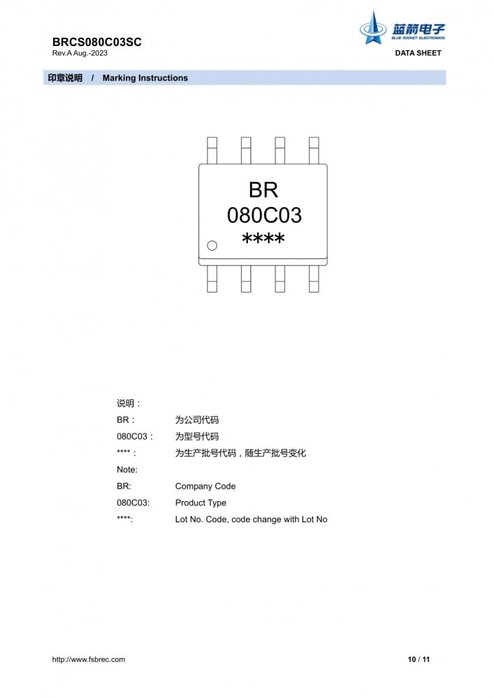 BRCS080C03SC datasheet page 10