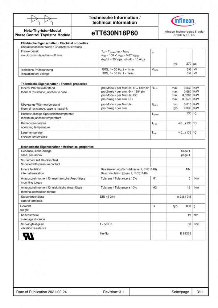 ETD630N18P60HPSA1 technical document page 3