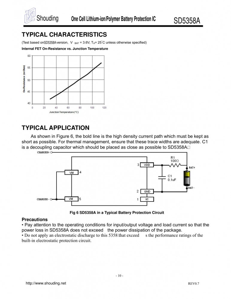 SD5358A datasheet page 10