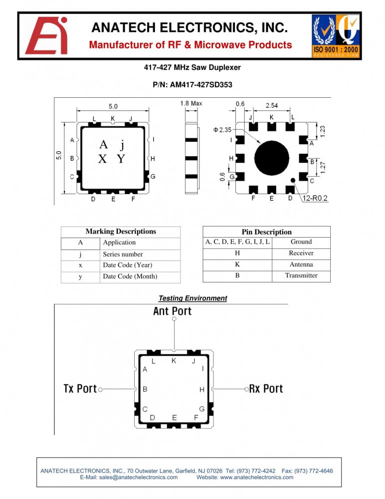 AM417-427SD353 datasheet page 2