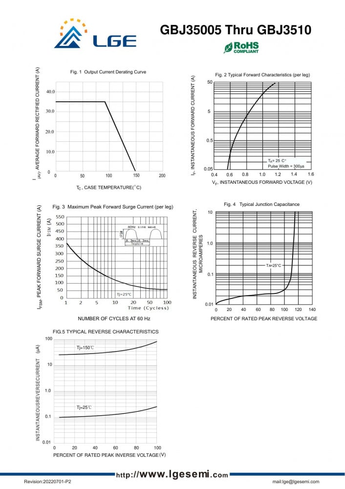 LGE GBJ3508 datasheet page 2