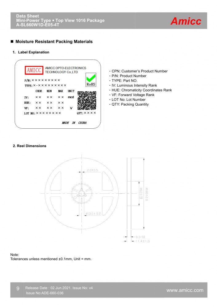 A-SL660W1D-E05-4T technical document page 9