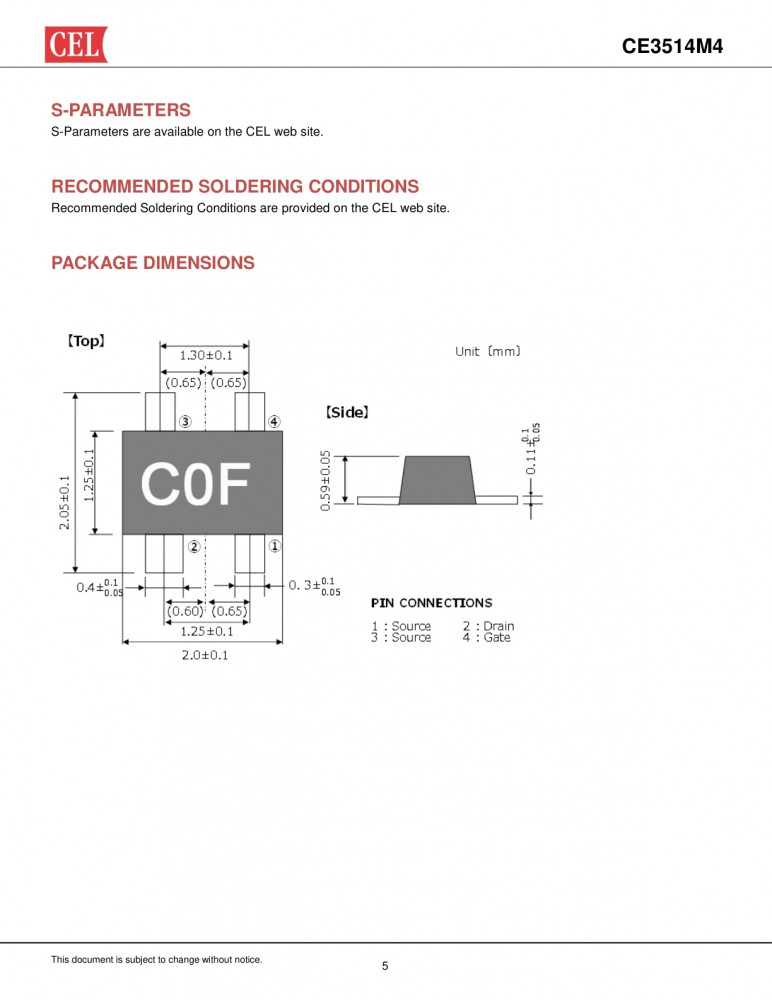 CE3514M4-C2 datasheet page 5