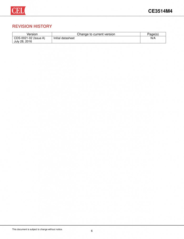 CE3514M4-C2 datasheet page 6