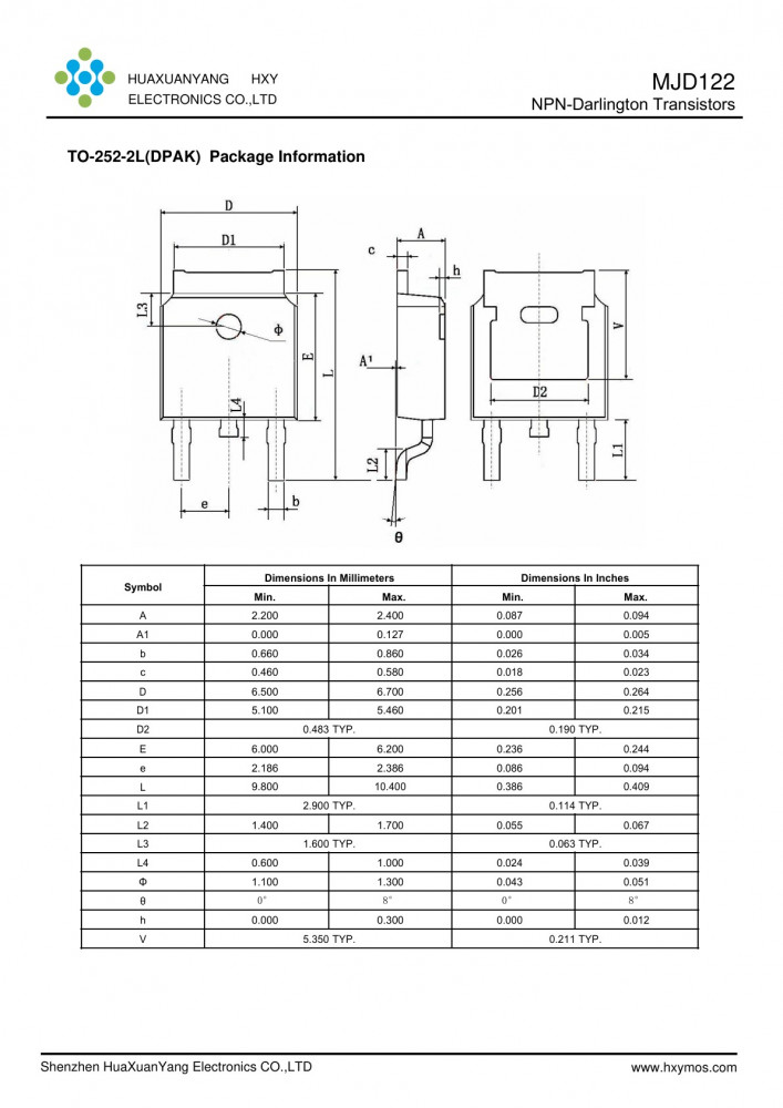 MJD122-HXY datasheet page 3