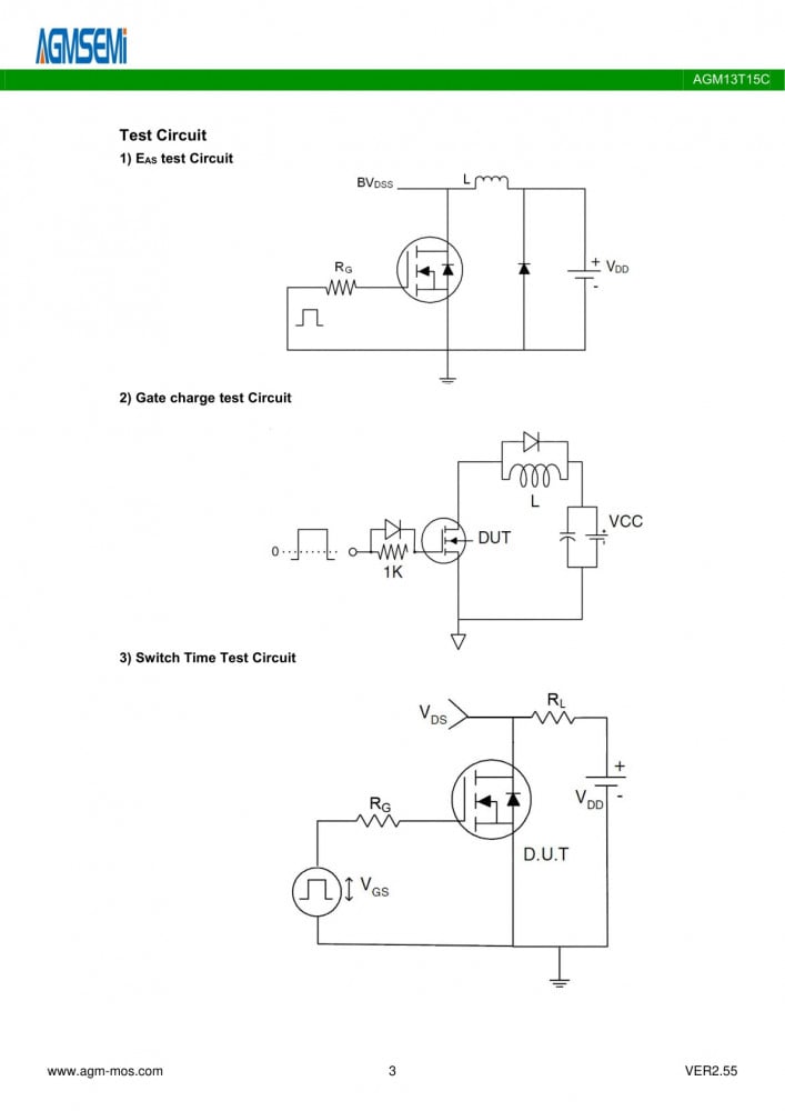 AGM13T15C datasheet page 3