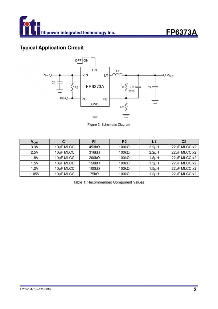 FP6373AS6CTR datasheet page 2
