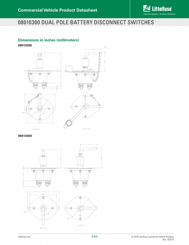 Littelfuse 08010300 product document page 2