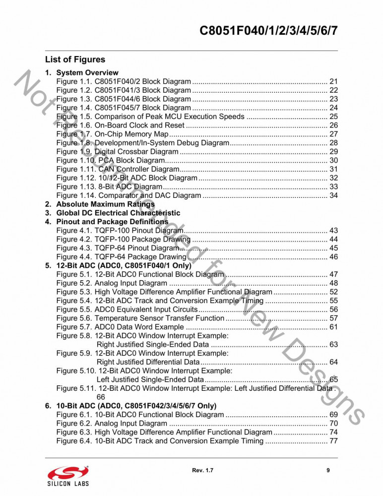 C8051F040-TB-K datasheet page 9