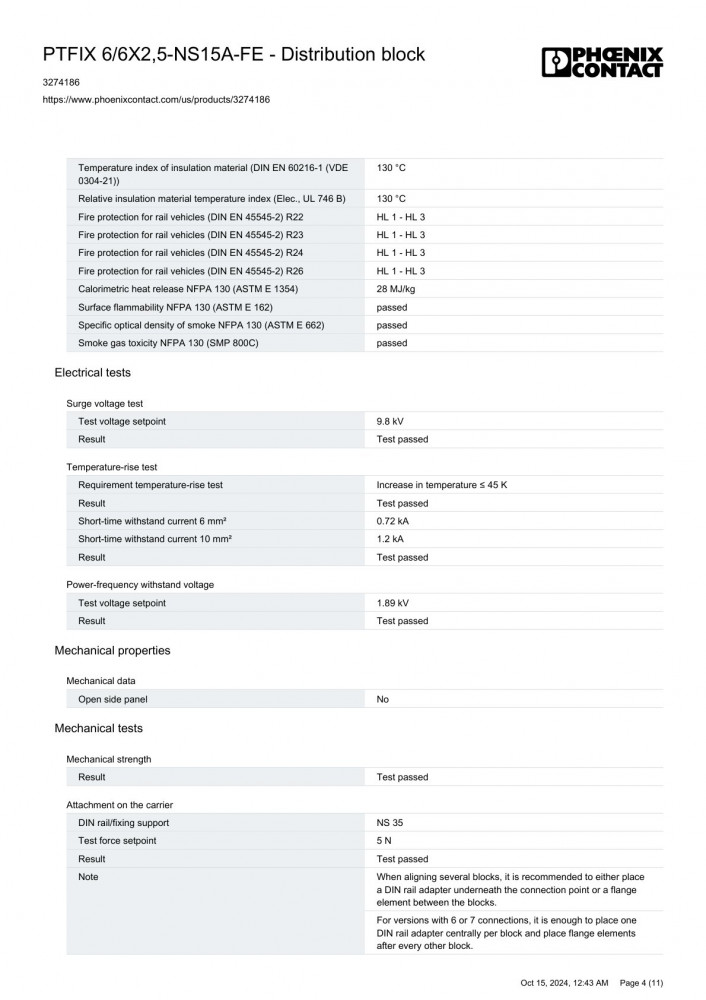 Phoenix Contact 3274186 technical document page 4