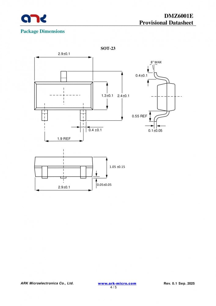 DMZ6001E datasheet page 4
