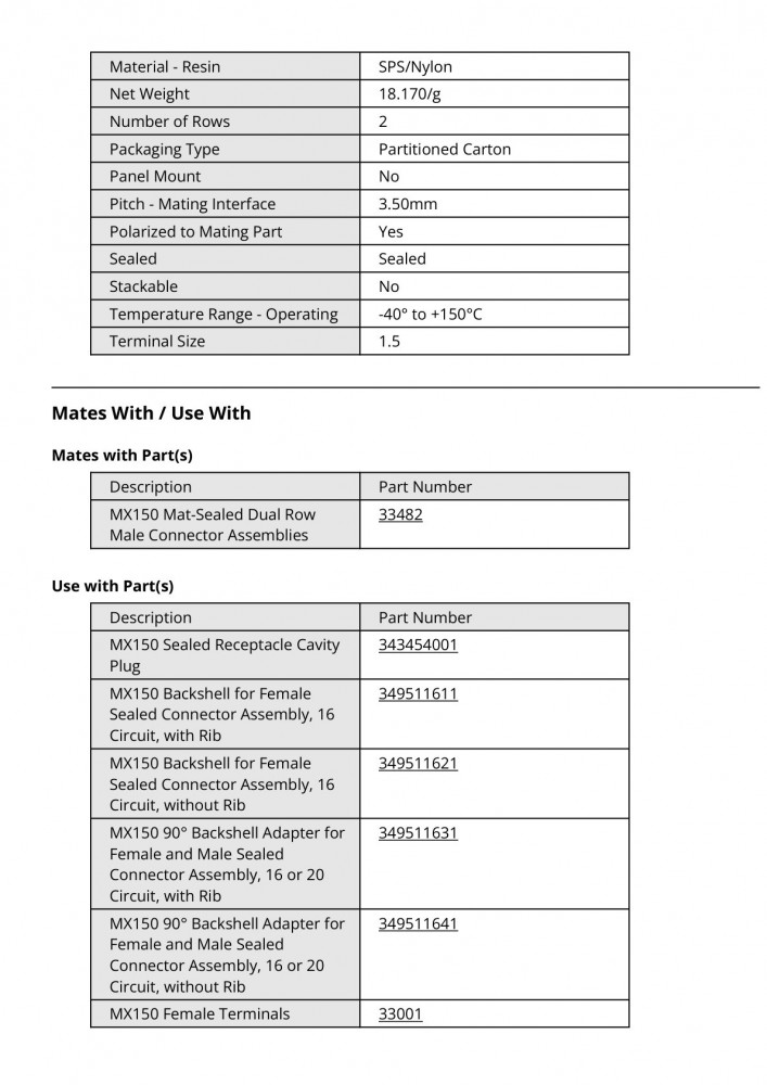 MOLEX 334723003 technical document image, page 3