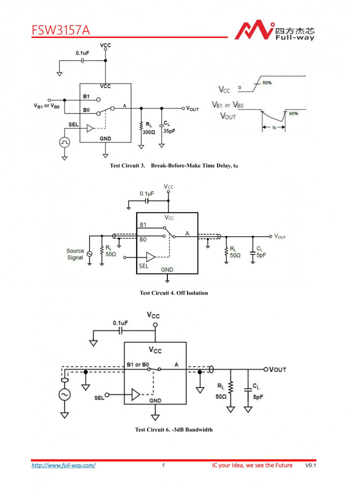 FSW3157A datasheet page 5