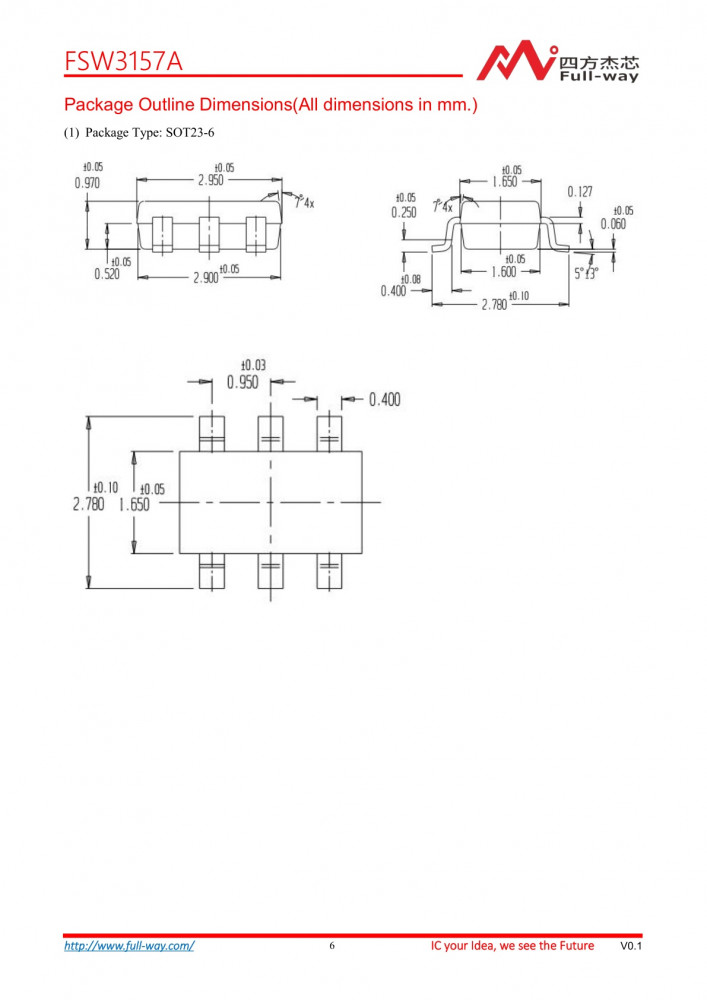FSW3157A datasheet page 6