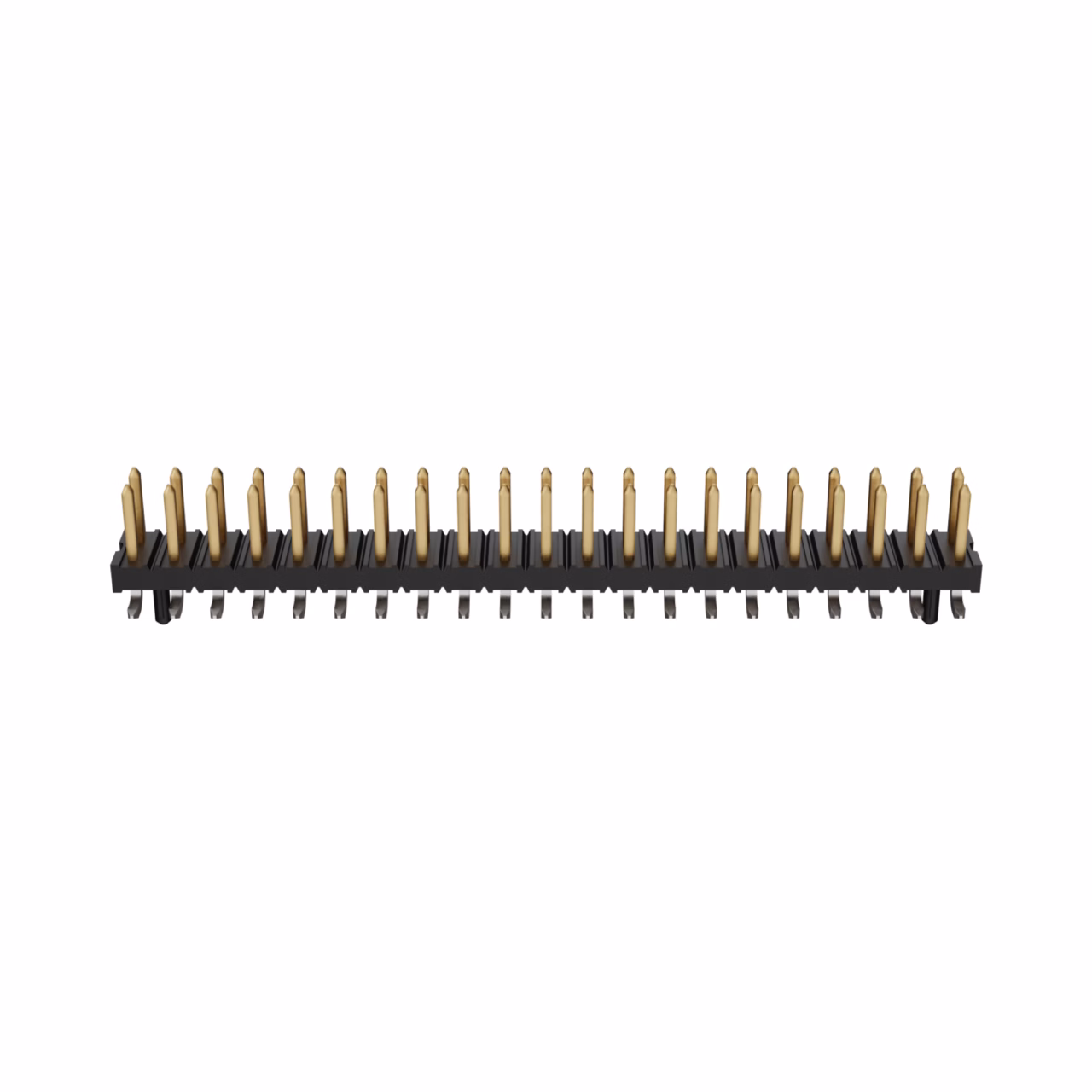 Milli-Grid Header, Vertical, Surface Mount, 42 Circuits, 0.76µm Gold (Au) Plating, Mating Pin Length 3.80mm, with Pegs, Tube, Lead-Free for sale