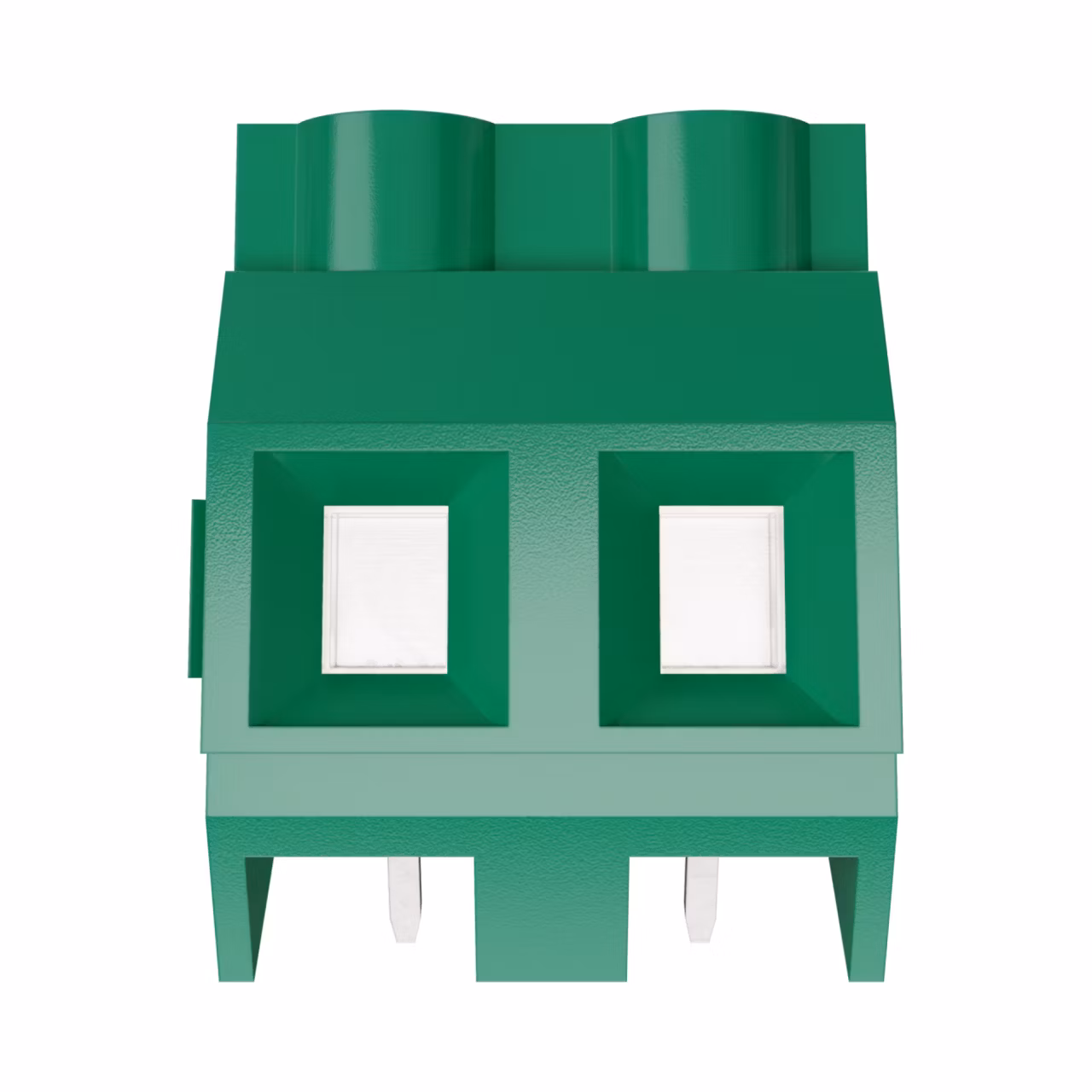 9.53mm Pitch Eurostyle 55° Wire Entry Fixed Mount PCB Terminal Block, 2 Circuits for sale
