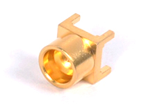 SMP-MAX EVO Jack-to-SMP-MAX EVO Jack Adapter, 12.15mm Length, Tri-Metal Plated Body, Machined Center Contact, Tray, 50 Ohms