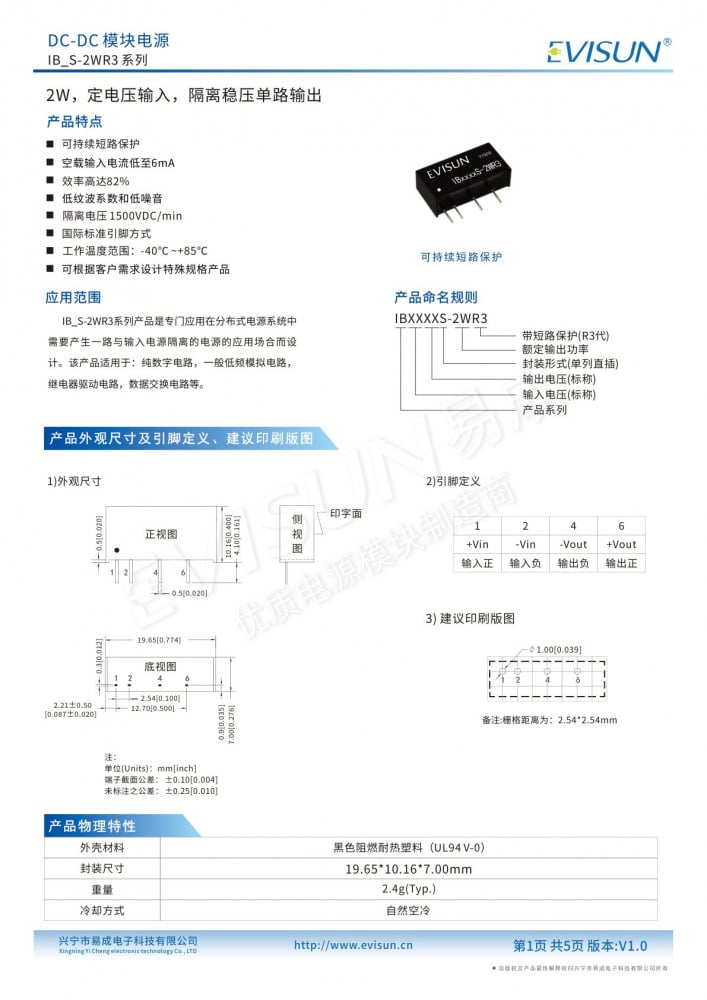 IB2415S-2WR3 datasheet page 1