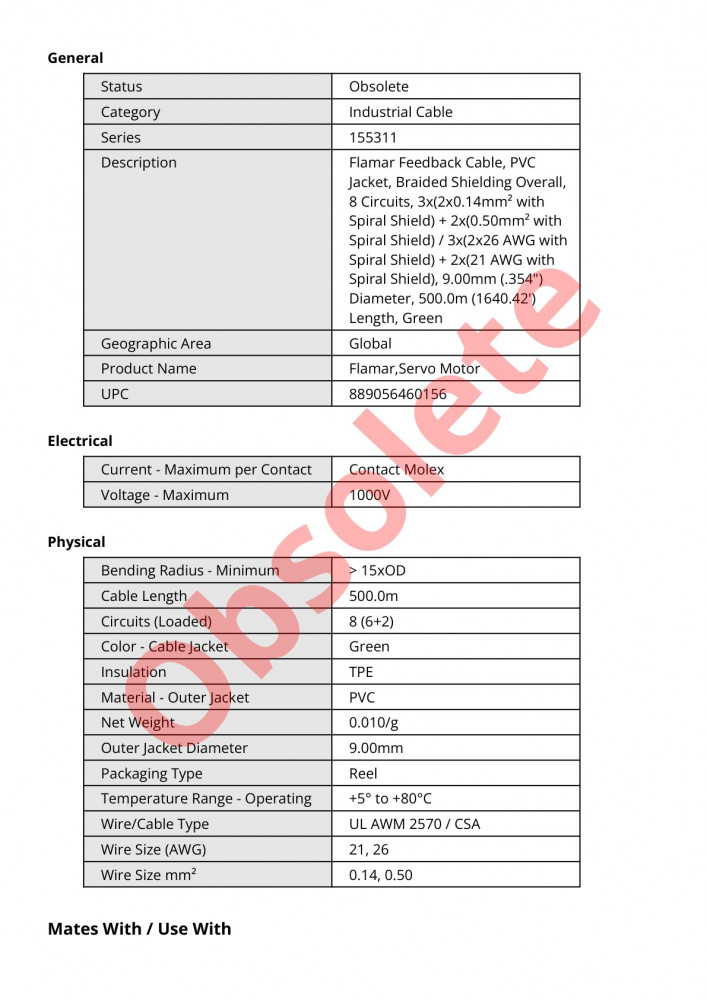 MOLEX 1553119005 document image, page 2