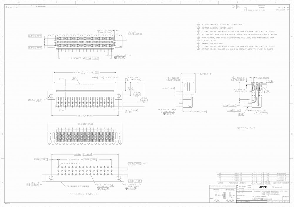 TE Connectivity 5650868-5 technical drawing preview