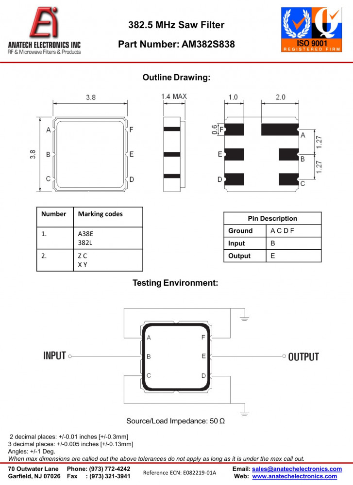 AM382S838 datasheet page 2