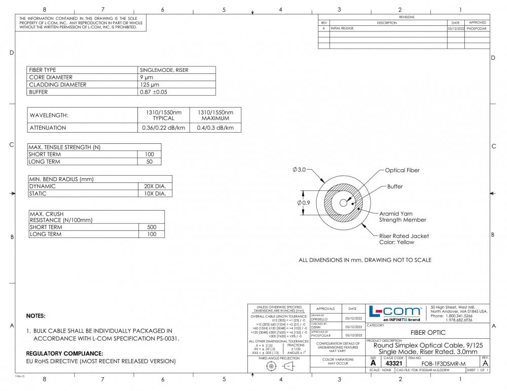 FOB-1F3DSMR-M technical document preview