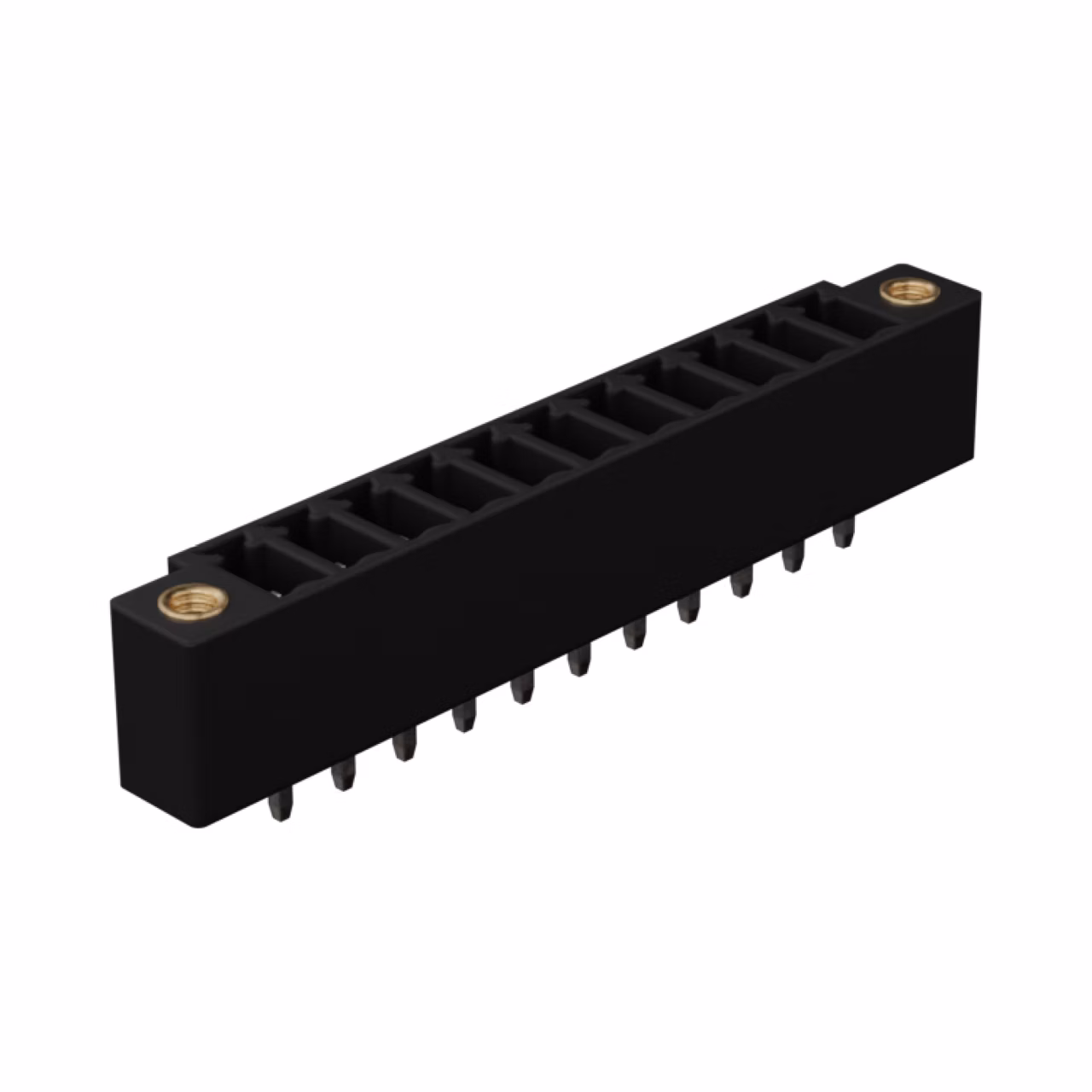 3.81mm Pitch Eurostyle Vertical PCB Header, with Threaded Retention Inserts, 11 Circuits for sale