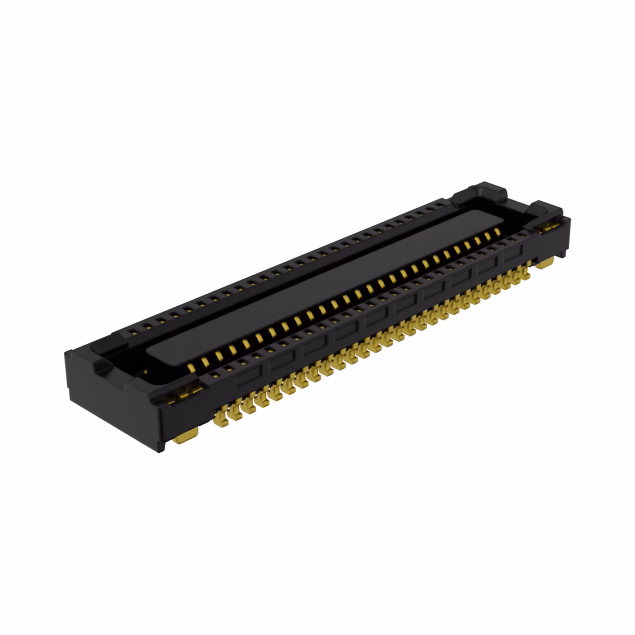 SlimStack Board-to-Board Receptacle, 0.40mm Pitch, J-Bend Series, 0.20µm  Gold (Au) Plating, 1.50 or 2.00mm Mated Height, 3.40mm Mated Width, 54 Circuits for sale