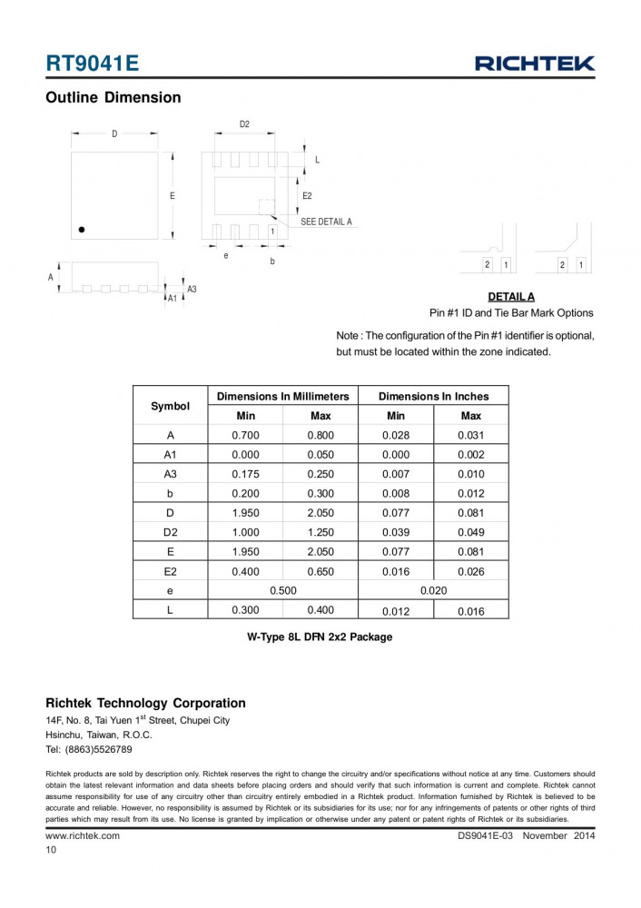 RT9041E datasheet page 10